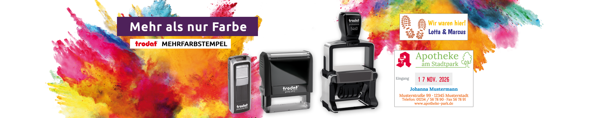 Stempel bestellen - online Stempel erstellen im stempelshop4you.de