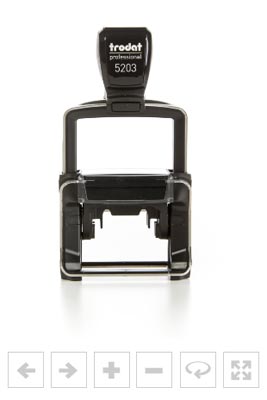 Trodat Professional 5203 4.0 Textstempel Abdruck 47 x 26 mm